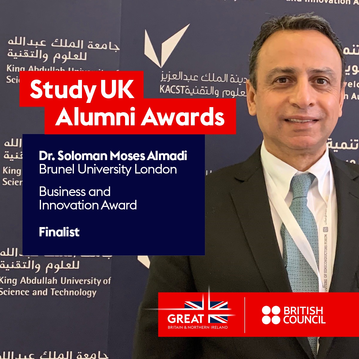 Dr. Soloman Almadi– Brunel University London | British Council Saudi Arabia
